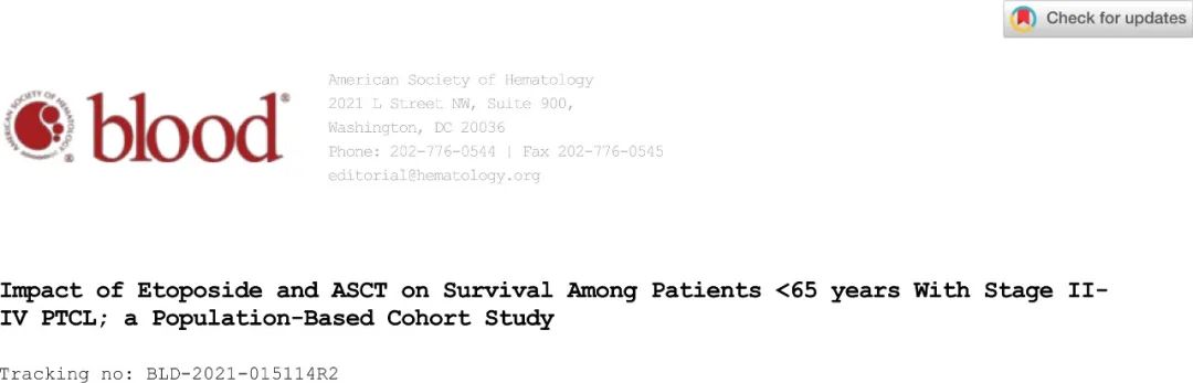 依托泊苷和ASCT对